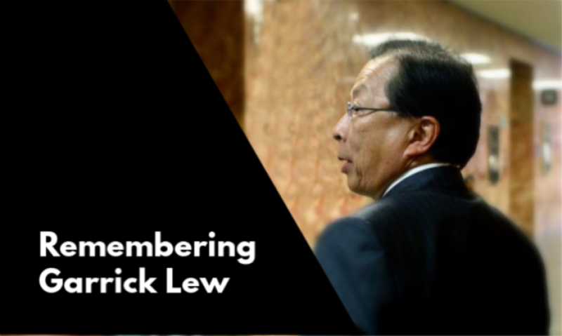 Remembering Garrick Lew on the Fourth Anniversary of His Passing ...